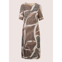 Madeleine Mode MADELEINE Damen Midikleid "Kleid Kleid mit kurzen &Auml;rmeln", wei&szlig;, Modern, Gr. 38, Obermaterial: 100% Viskose CV., Kleider