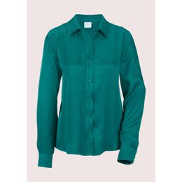 Madeleine Mode MADELEINE Damen Hemdbluse "Bluse Bluse", blau, Gr. 38, Obermaterial: 97% Viskose CV. 3% Elasthan EL., Blusen