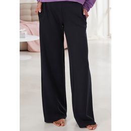 Damen Loungehose, French Connection, Gr. 32, schwarz, Obermaterial: 55% Viskose (LENZING ECOVERO ), 40% Polyester, 5% Elasthan. Taschenfutter: 100%