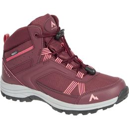 McKINLEY Kinder Wanderschuh "Maine II MID AQB J", Gr. 32, rot, Synthetik, Schuhe, Wasserabweisend