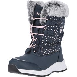 ZIGZAG M&auml;dchen Winterboots "WESEND KIDS BOOT WP V2", Gr. 28, blau, Synthetik, Schuhe, Winterschuhe, Winterstiefel, Winterschuhe, wasserdicht,