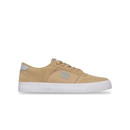 DC Shoes Herren Sneaker "Teknic", Gr. 8, beige, Obermaterial: Leder (Kuh) / Futter: Textil / Au&szlig;ensohle: Gummi., Schuhe
