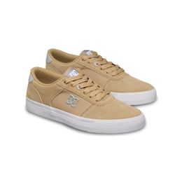 DC Shoes Herren Sneaker "Teknic", Gr. 11,5, beige, Obermaterial: Leder (Kuh) / Futter: Textil / Au&szlig;ensohle: Gummi., Schuhe