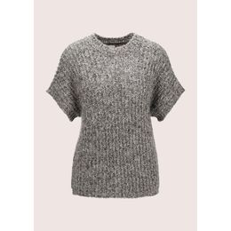 Madeleine Mode MADELEINE Damen Longpullover "Pullover Pullover mit Metallic-Effekt", wei&szlig;, Modern, Gr. 40, Obermaterial: 40% Polyacryl PAN. 35% Polyamid PA. 21%