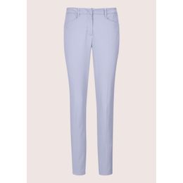 Madeleine Mode MADELEINE Damen Chinohose "Hose Schlanke Chino-Hose", lila, Modern, Gr. 18, Obermaterial: 97% Baumwolle CO. 3% Elasthan EL., Hosen