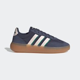 Damen Sneaker "BARREDA DECODE", adidas Sportswear, Gr. 40,5, gr&uuml;n, Leder, Textil, Schuhe, inspiriert vom Design des adidas handball spezial