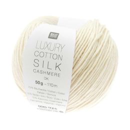 Luxury Cotton Silk Cashmere dk von Rico Design, Creme, aus Baumwolle