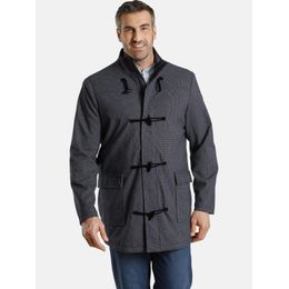 CHARLES COLBY Herren Allwetterjacke "Mantel SIR JONAHS", blau, Gr. 54, Obermaterial: 64% Polyester COOLMAX PES(Coolmax). 34% Viskose Birla CV Birla.
