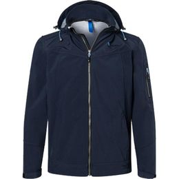 DEPROC Active Herren DEPROC Active Softshelljacke &raquo;DEXTER PEAK MEN&laquo; mit abnehmbarer Kapuze blau S