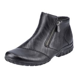Rieker Damen Winterboots in sportlicher Optik schwarz 42