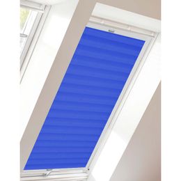 SUNLINES Dachfensterplissee &raquo;Young Style Crush&laquo; Lichtschutz verspannt mit F&uuml;hrungsschienen blau Obermaterial: 100% Polyester
