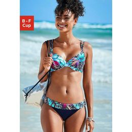 Venice Beach Damen B&uuml;gel-Bikini-Top &raquo;Jane&laquo; bunt 36, Cup F