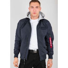 Alpha Industries Damen Bomberjacke &raquo;MA-1 TT HOOD&laquo; mit Kapuze blau S
