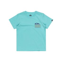 Shirttop Quiksilver "World Force", Jungen, Gr. 6(115-120cm), blau (aqua sky), 100% Baumwolle, Tops Shirttop