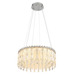 Globo LIGHTING H&auml;ngeleuchte "KLUNKA", verchromt, &Oslash; 59,5cm H: 120cm, 1 Stk., Leuchten, H&auml;ngelampe Esszimmer-Leuchte Esstischleuchte Wohnzimmer, H&auml;ngeleuchte