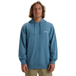 Hoodie Billabong "Arch", Herren, Gr. L, blau, [Hauptstoff] 55% Baumwolle, 25% Baumwolle, 20% Polyester, Sweatshirts Hoodie
