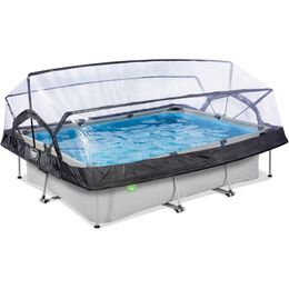 Framepool EXIT "30.20.32.50", helgrau, B:200cm H:149cm L:300cm, Schwimmbecken