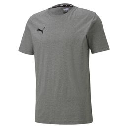 Trainingsshirt Puma "TEAMGOAL 23 CASUALS TEE", Herren, Gr. XL, grau (medium gray heather), Jersey, Obermaterial: 100% Baumwolle, unifarben, slim fit normal, Rundhals, Shirts, Slim fit Passform, Kurzarmdesign, Rundhalsausschnitt