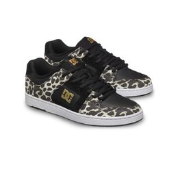 Sneaker DC Shoes "Manteca", Herren, Gr. 13(47), cheetah print, Obermaterial:Obermaterial: Leder (Kuh) / Futter: Textil / Au&szlig;ensohle: Gummi;, Schuhe Sneaker