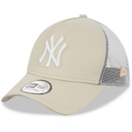 New Era 9forty New York Yankees Trucker Cap - Gr&ouml;&szlig;e Einheitsgr&ouml;&szlig;e - beige