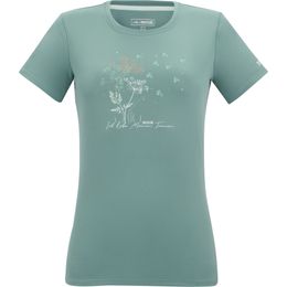 Regatta Fingal Slogan Damen Funktionsshirt gr&uuml;n 40 - Damenshirts, -blusen & -pullover