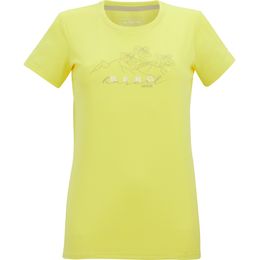 Regatta Fingal Slogan Damen Funktionsshirt gelb 44 - Damenshirts, -blusen & -pullover