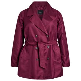 ZIZZI &Uuml;bergangsmantel 'CASELIN' Damen Gr&ouml;&szlig;e 11XL/12XL bordeaux Wintermantel