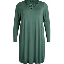 ZIZZI Nachthemd 'Mhali' Damen Gr&ouml;&szlig;e 11XL/12XL jade