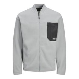 Jack & Jones Jack & Jones Fleecejacke Herren Gr&ouml;&szlig;e XXL grau / schwarz
