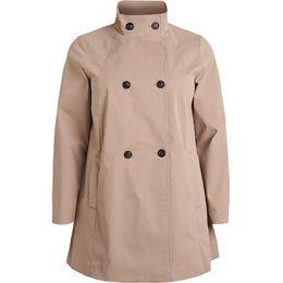 ZIZZI Jacke 'Cavalencia' Damen Gr&ouml;&szlig;e 11XL/12XL taupe