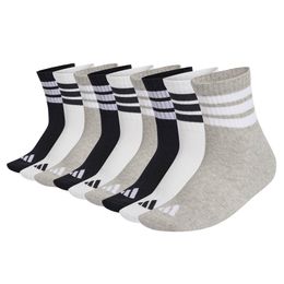 adidas Performance Sportsocken Damen Gr&ouml;&szlig;e 40/42 graumeliert / schwarz / wei&szlig;