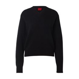 Hugo Pullover 'Solanu' Damen Gr&ouml;&szlig;e M schwarz / wei&szlig;