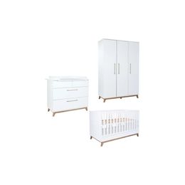 M&ouml;bel Kraft Babyzimmer 3er-Set Lina wei&szlig; Ma&szlig;e (cm): B: 389 H: 475 &raquo; M&ouml;bel Kraft