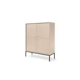 M&ouml;bel Kraft Highboard beige Ma&szlig;e (cm): B: 103,5 H: 125,5 &raquo; M&ouml;bel Kraft