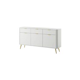 Selsey Sideboard wei&szlig; Ma&szlig;e (cm): B: 163,5 H: 83,6 &raquo; M&ouml;bel Kraft