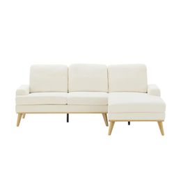 M&ouml;bel Kraft Ecksofa Azelia creme Ma&szlig;e (cm): B: 225 H: 91 T: 142.0 &raquo; M&ouml;bel Kraft