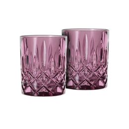 Nachtmann Whiskygl&auml;ser 2er Set Noblesse rosa/pink Glas Ma&szlig;e (cm): H: 10,2 &Oslash;: 8.2 &raquo; M&ouml;bel Kraft