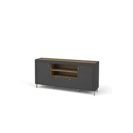 M&ouml;bel Kraft Sideboard schwarz Ma&szlig;e (cm): B: 177,1 H: 83,6 &raquo; M&ouml;bel Kraft