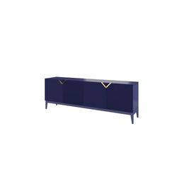 M&ouml;bel Kraft Sideboard blau Ma&szlig;e (cm): B: 201,5 H: 70 &raquo; M&ouml;bel Kraft