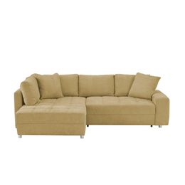 bobb Ecksofa Arissa de Luxe gelb Ma&szlig;e (cm): B: 268 H: 91 T: 215.0 &raquo; M&ouml;bel Kraft