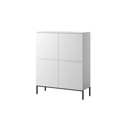Selsey Highboard wei&szlig; Ma&szlig;e (cm): B: 100 H: 122 &raquo; M&ouml;bel Kraft