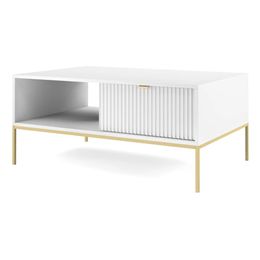 Selsey Couchtisch mit Schublade wei&szlig; Ma&szlig;e (cm): B: 68 H: 46 &raquo; M&ouml;bel Kraft