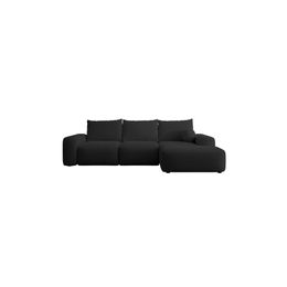 Selsey Ecksofa mit Schlaffunktion Carnos schwarz Ma&szlig;e (cm): B: 264 H: 82 &raquo; M&ouml;bel Kraft