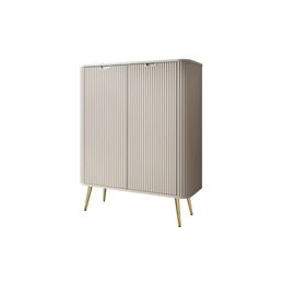 M&ouml;bel Kraft Highboard beige Ma&szlig;e (cm): B: 103 H: 129 &raquo; M&ouml;bel Kraft