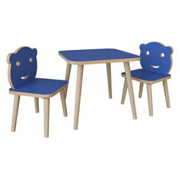M&ouml;bel Kraft Kindersitzgruppe Set blau Ma&szlig;e (cm): B: 110 H: 52 &raquo; M&ouml;bel Kraft