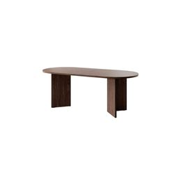 Selsey Esstisch oval holzfarben Ma&szlig;e (cm): B: 90 H: 75 &raquo; M&ouml;bel Kraft