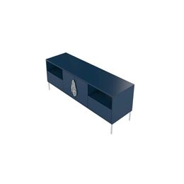 M&ouml;bel Kraft Lowboard blau Ma&szlig;e (cm): B: 138 H: 60 &raquo; M&ouml;bel Kraft