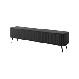 M&ouml;bel Kraft Lowboard schwarz Ma&szlig;e (cm): B: 200 H: 51 &raquo; M&ouml;bel Kraft