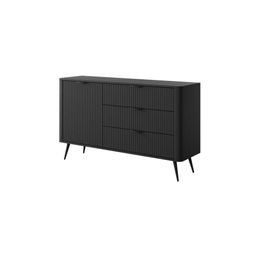 M&ouml;bel Kraft Sideboard schwarz Ma&szlig;e (cm): B: 138 H: 81 &raquo; M&ouml;bel Kraft