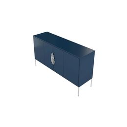 M&ouml;bel Kraft Sideboard blau Ma&szlig;e (cm): B: 138 H: 79 &raquo; M&ouml;bel Kraft